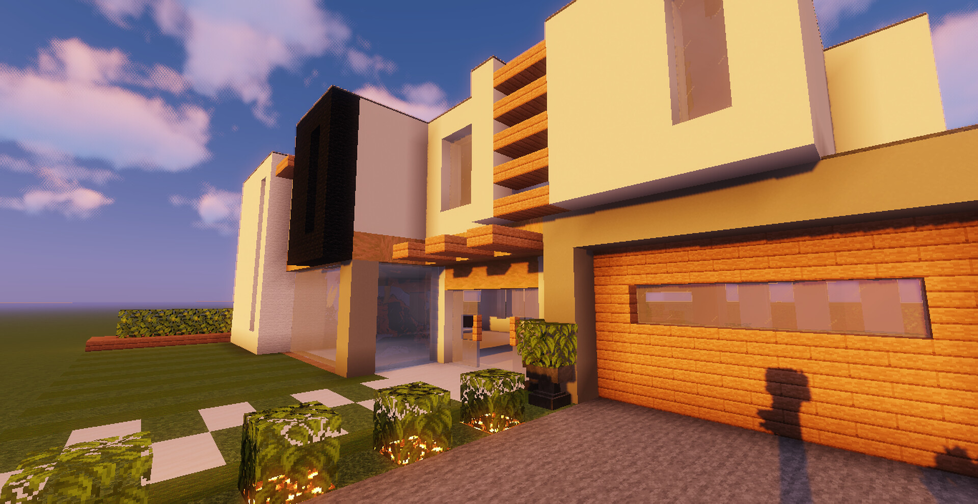 Modern House #93 Map + Schematic Minecraft Map