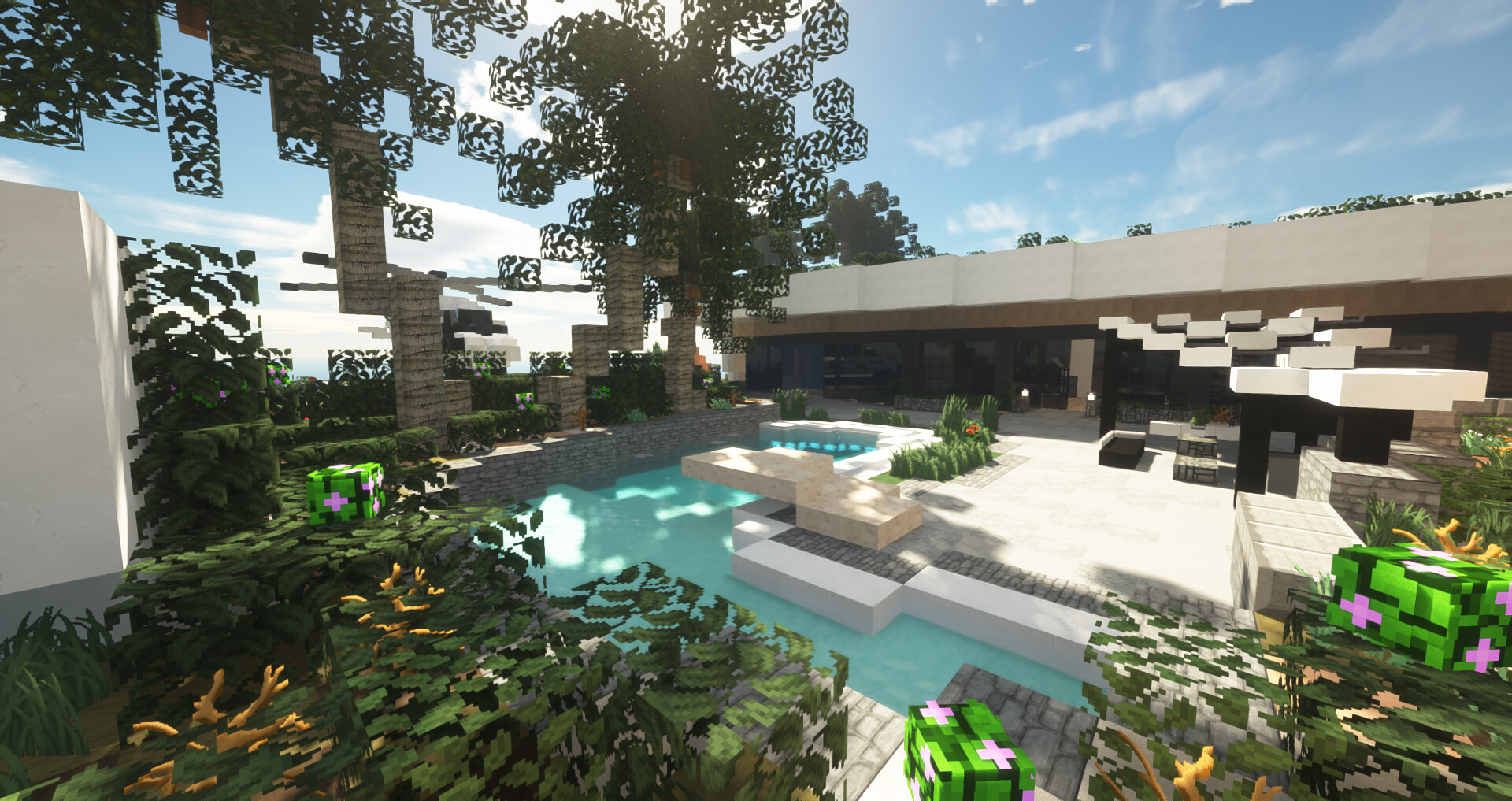 Modern Cliffside Villa 3 | 45 rooms + download! Minecraft Map
