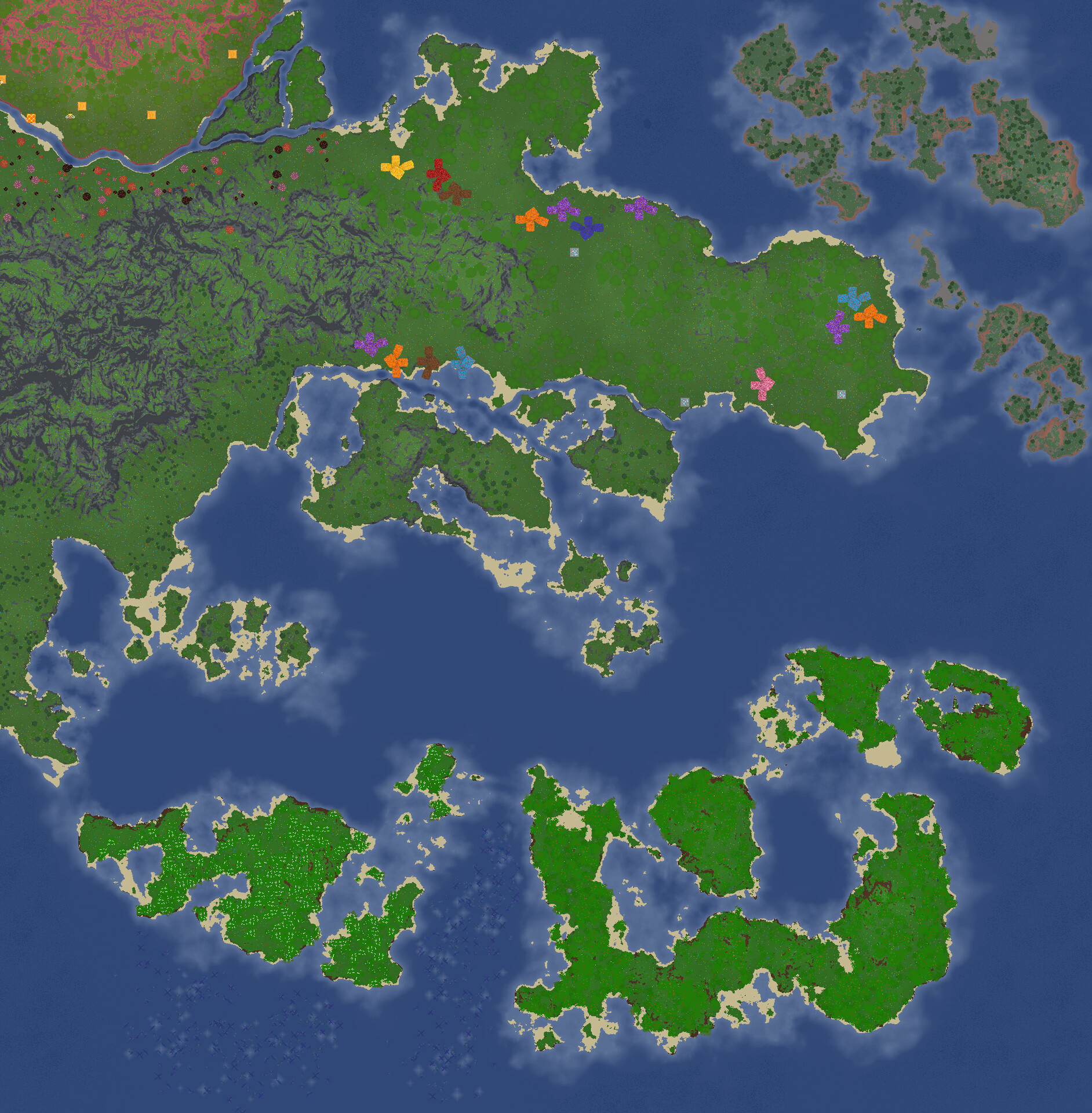 Arios - RPG - 2k x 2k Minecraft Map