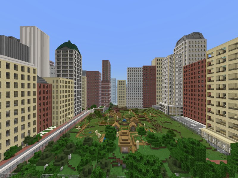 Newplains - A Minecraft City v1.0 Minecraft Map