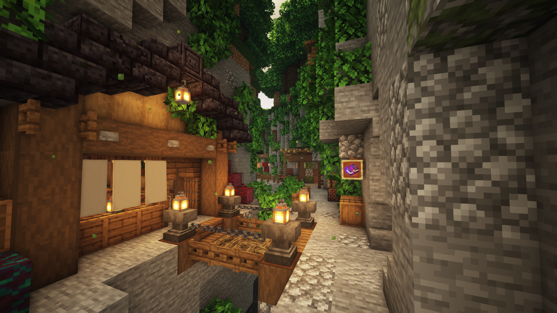 Ravine Trading Outpost Minecraft Map