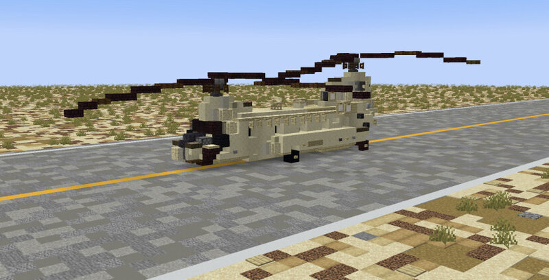 Boeing CH-47 Chinook Minecraft Map