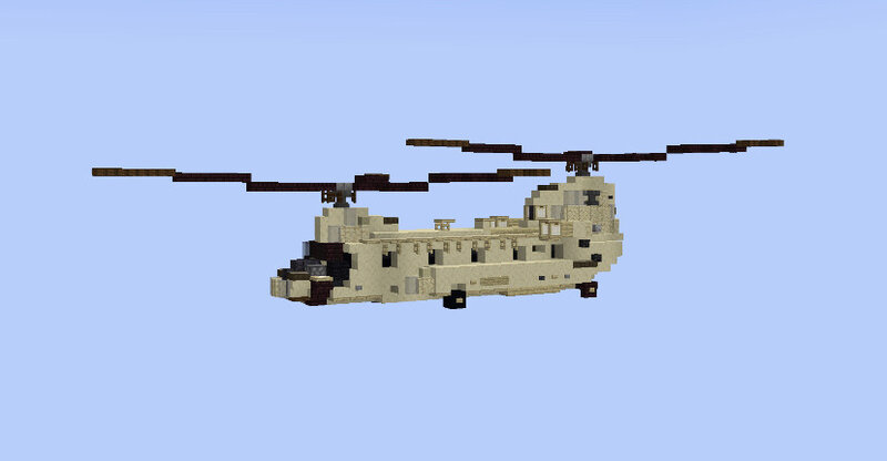 Boeing CH-47 Chinook Minecraft Map