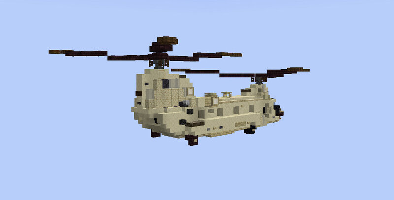 Boeing CH-47 Chinook Minecraft Map