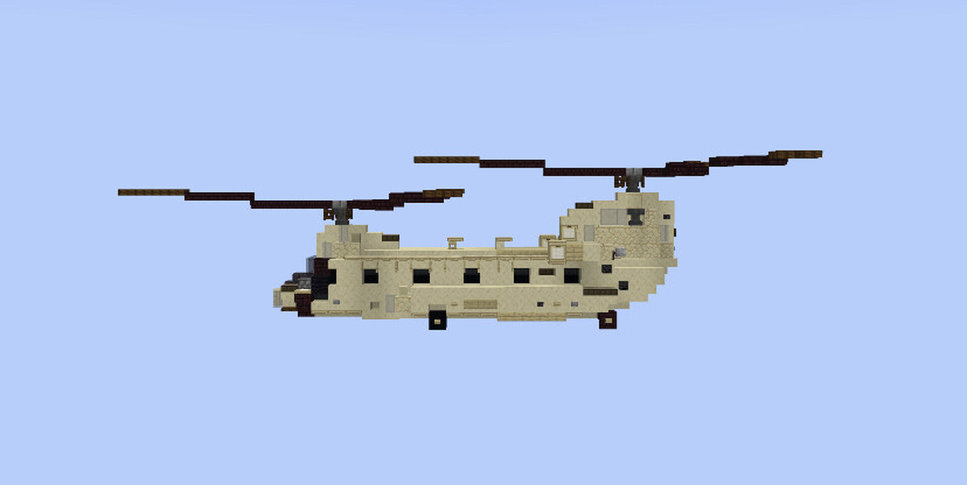 Boeing CH-47 Chinook Minecraft Map