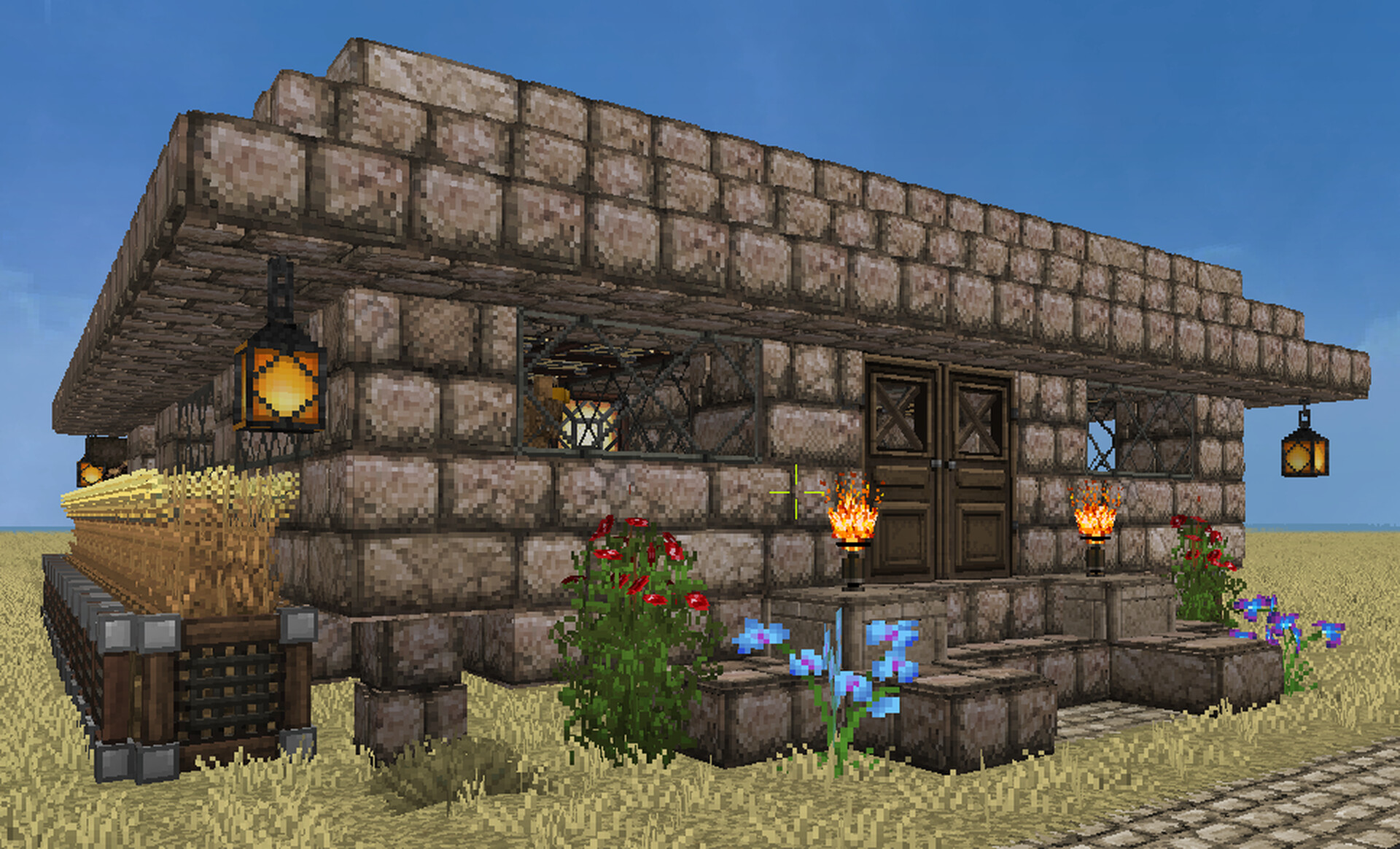 Large Chicken Coop (Stone Brick) Minecraft Map