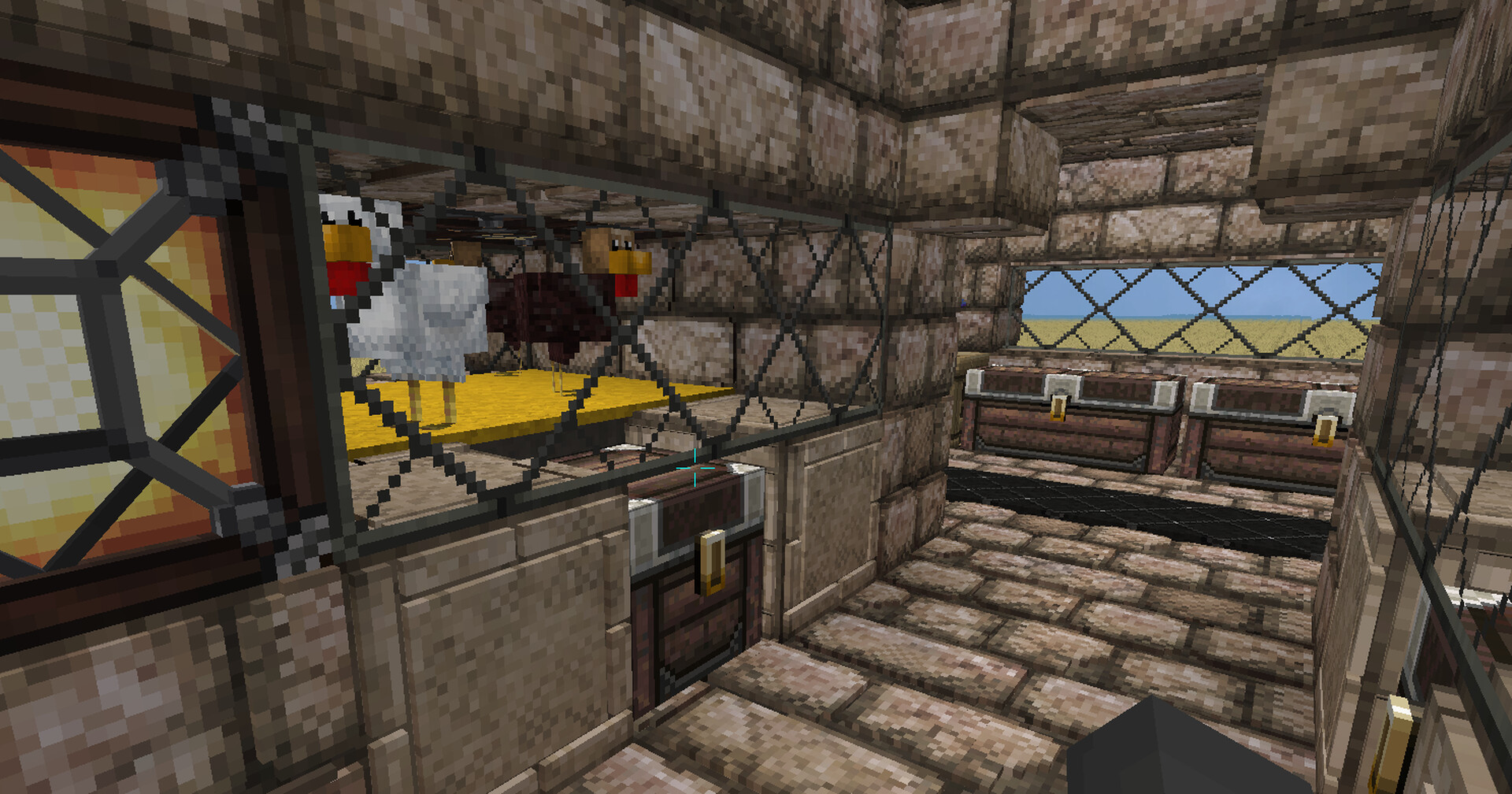 Large Chicken Coop (Stone Brick) Minecraft Map