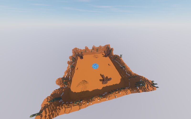 Arena Sahara 1v1/2v2 map [FREE DOWNLOAD] Minecraft Map