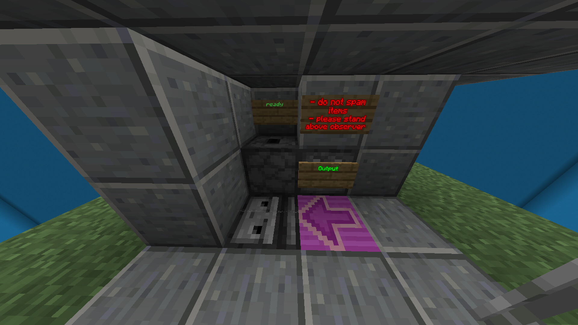 automatic ticket machine Minecraft Map