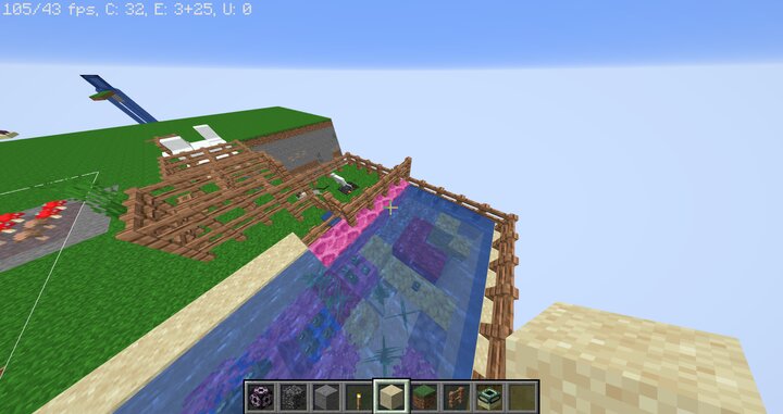 Huge skyblock Minecraft Map