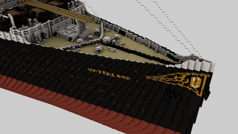SS Vaterland 3:1 scale Minecraft Map