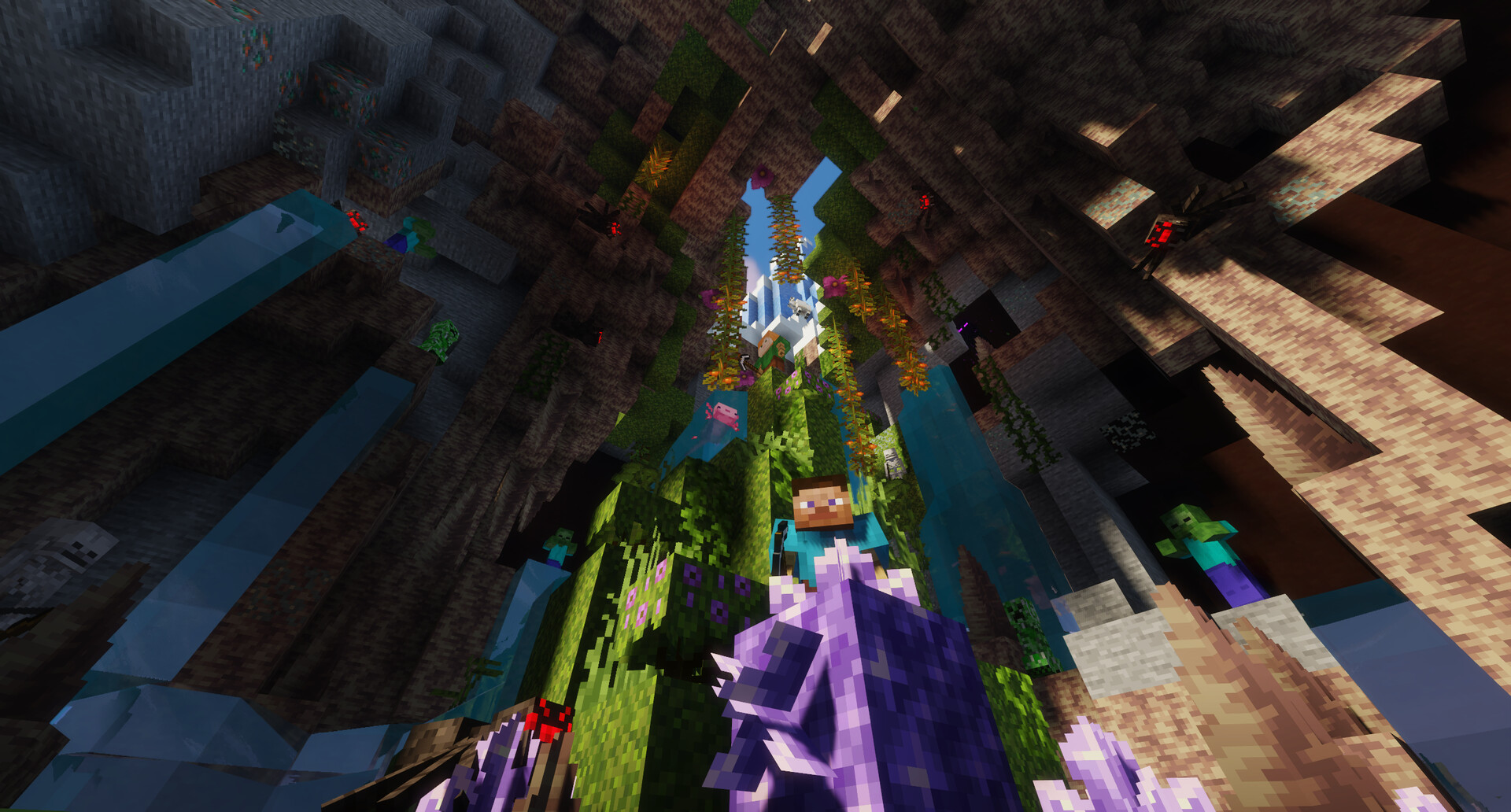 Minecraft 1.18 Launcher VS Reality Minecraft Map