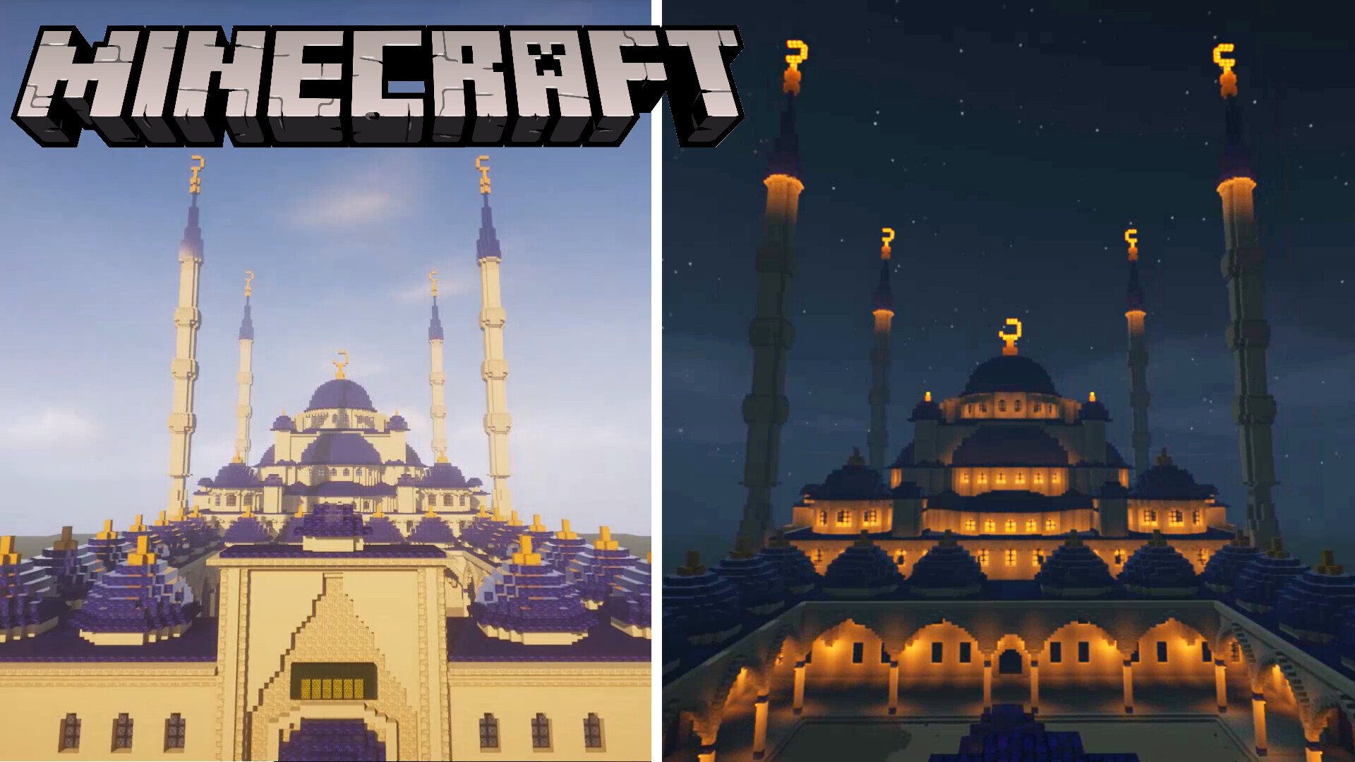 The blue mosque Minecraft Map