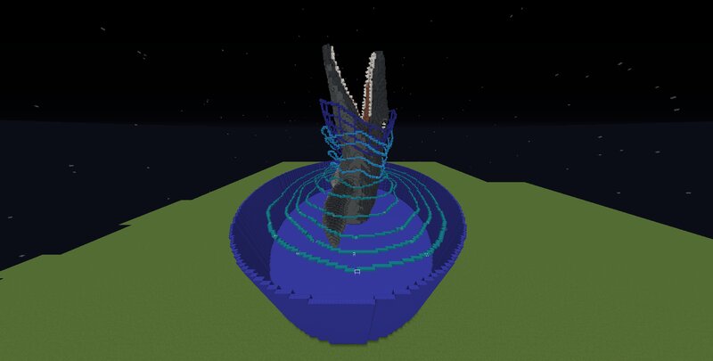 Mosasaur in the pool Minecraft Map