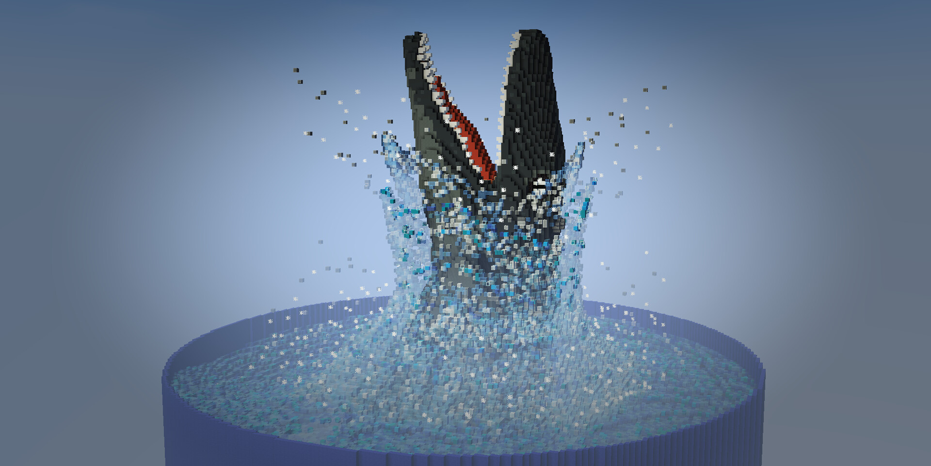 Mosasaur in the pool Minecraft Map