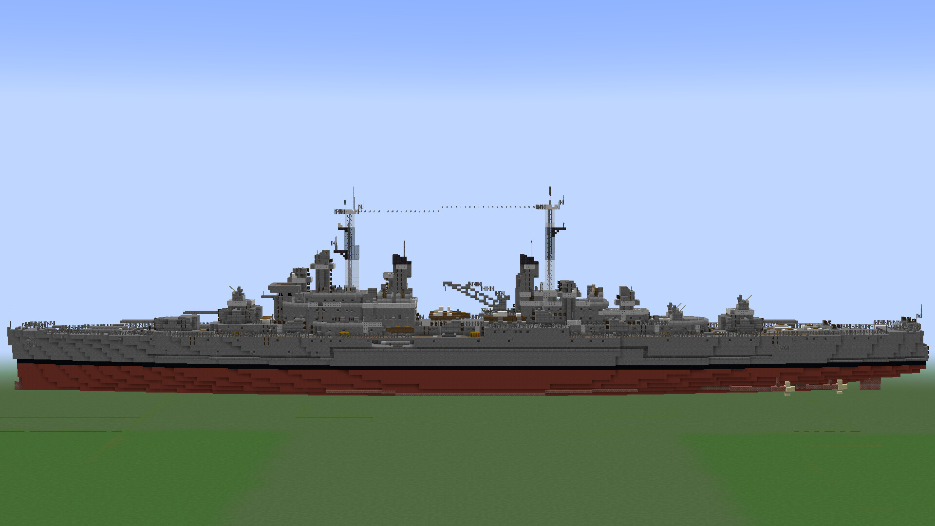 HMS Cheshire 1:1 Minecraft Map
