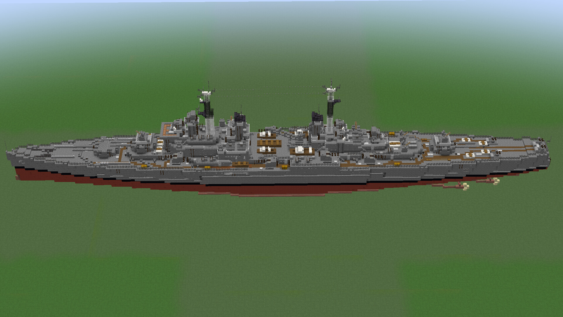 HMS Cheshire 1:1 Minecraft Map