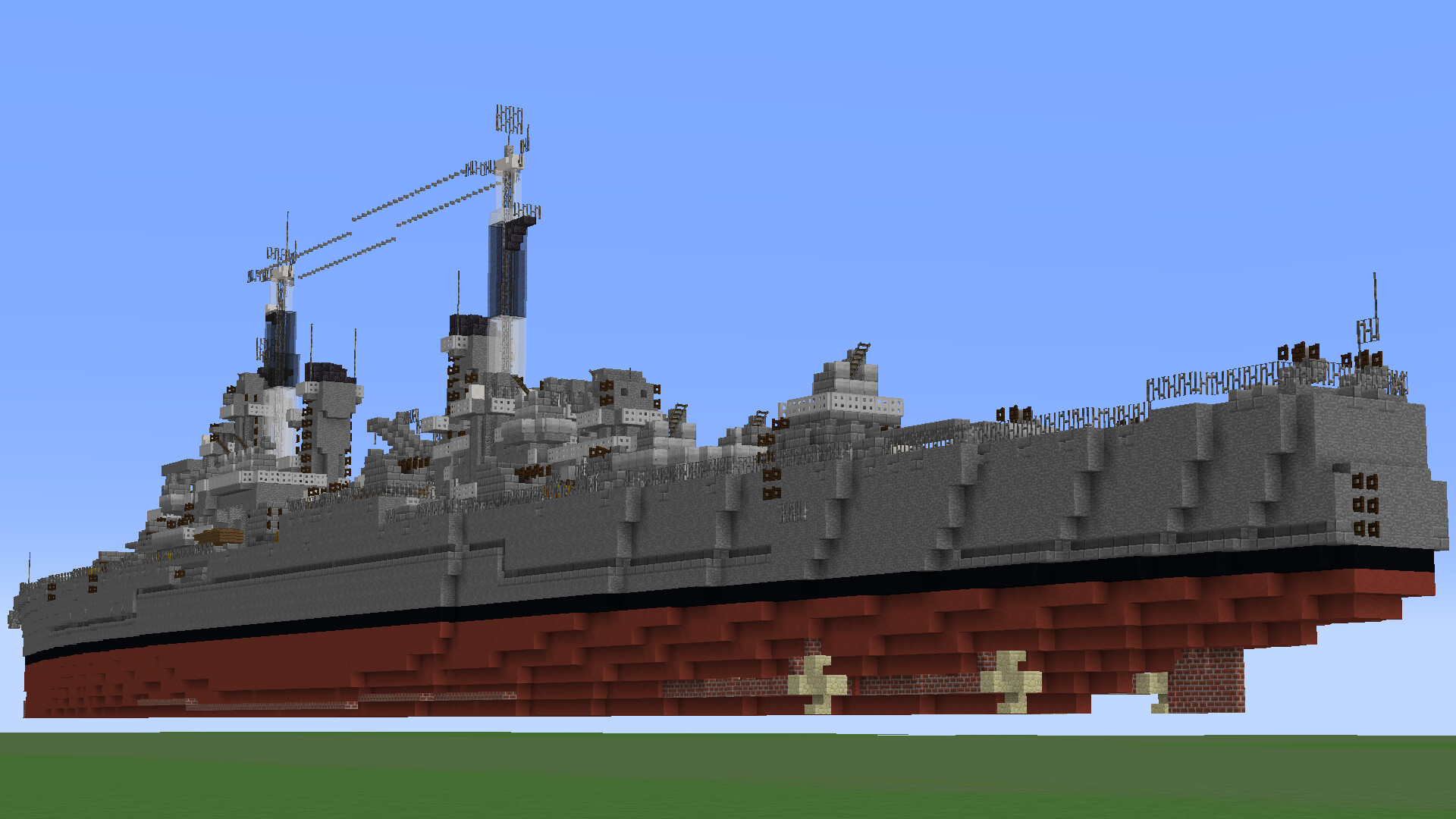 HMS Cheshire 1:1 Minecraft Map