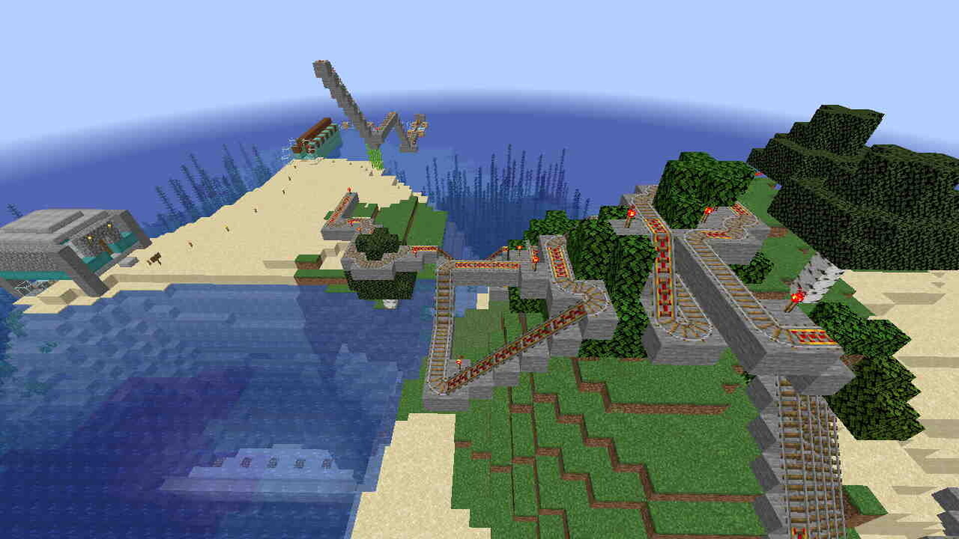 the virus parkour adventure map Minecraft Map