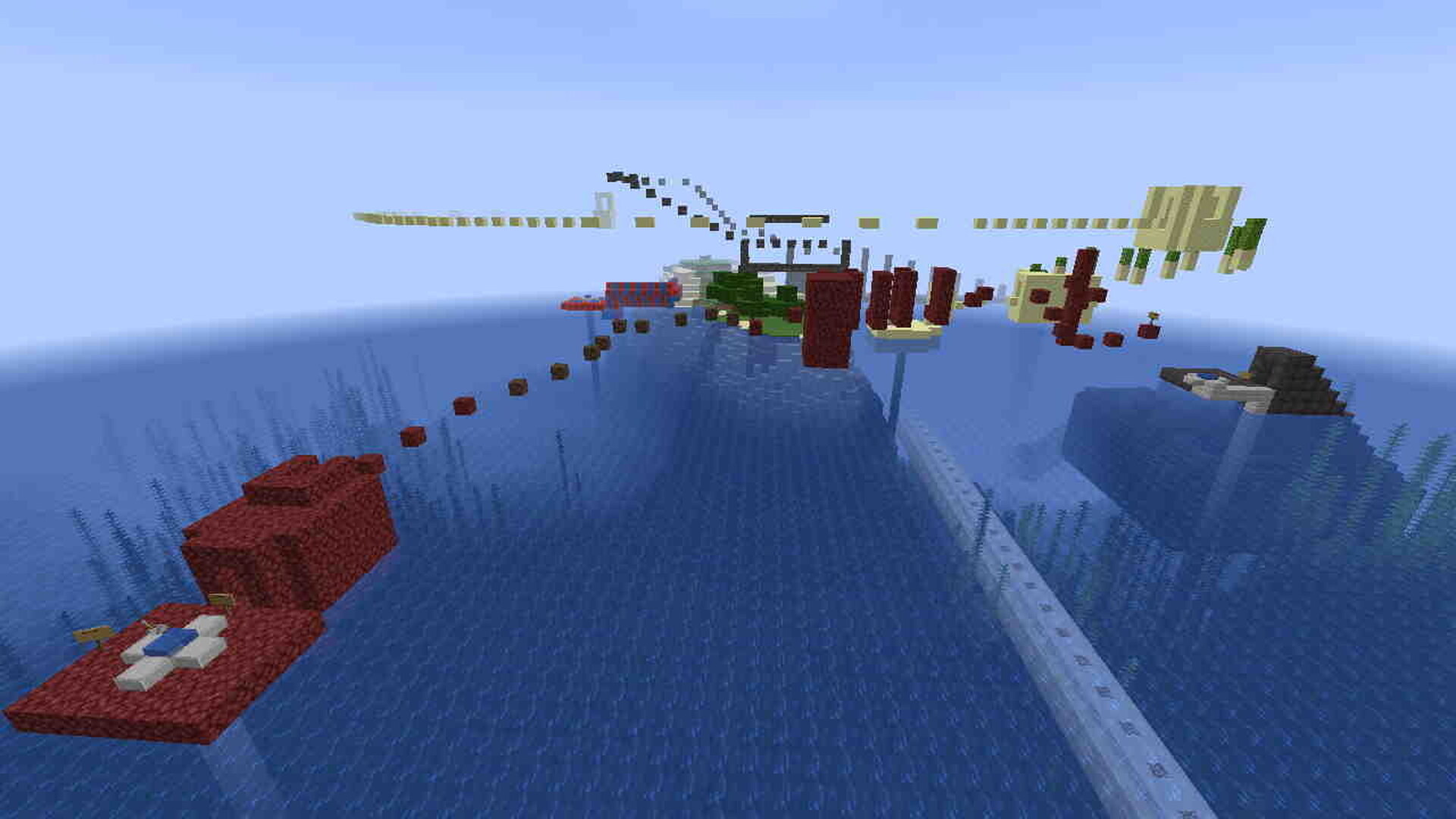 the virus parkour adventure map Minecraft Map