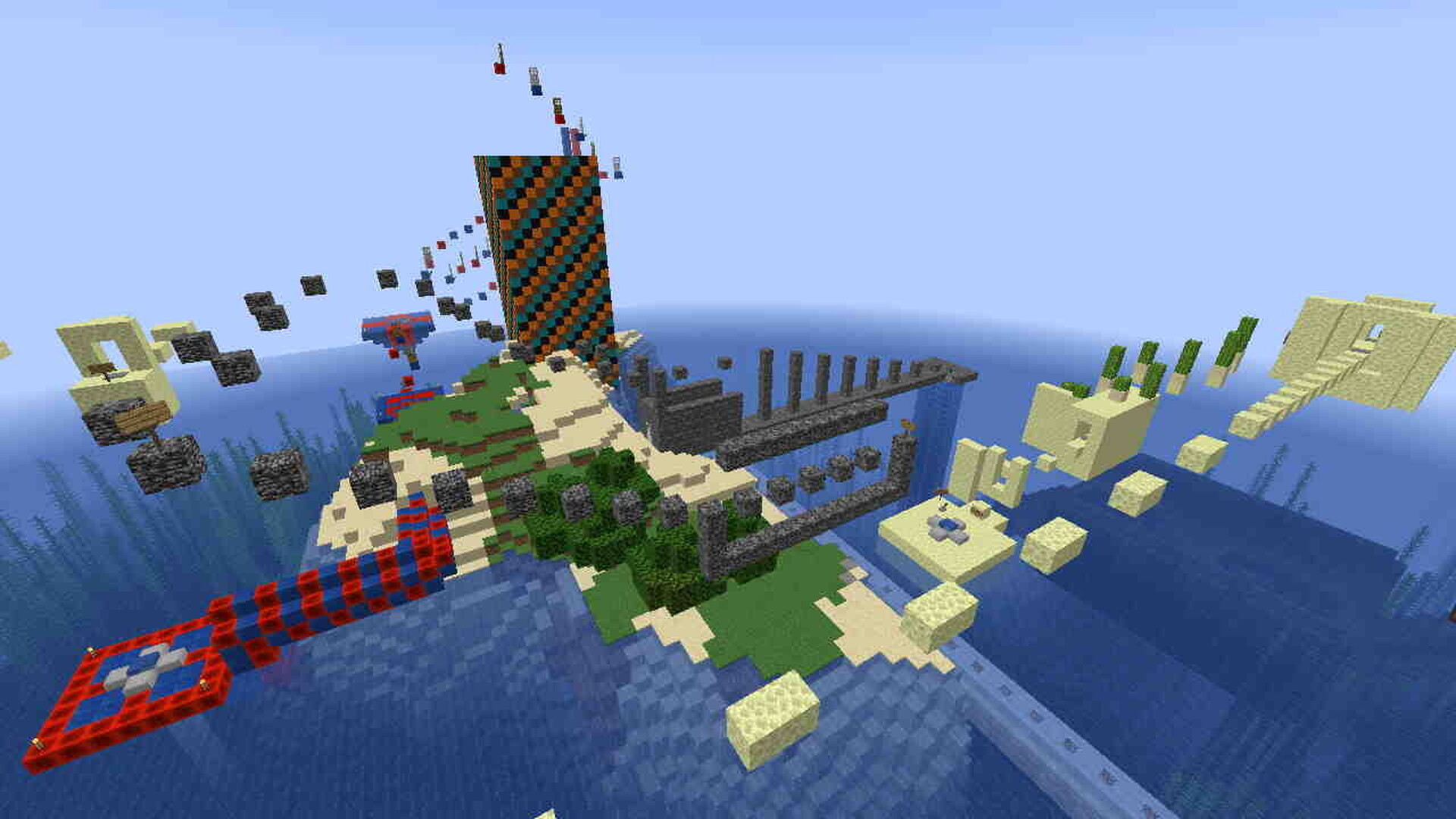 the virus parkour adventure map Minecraft Map