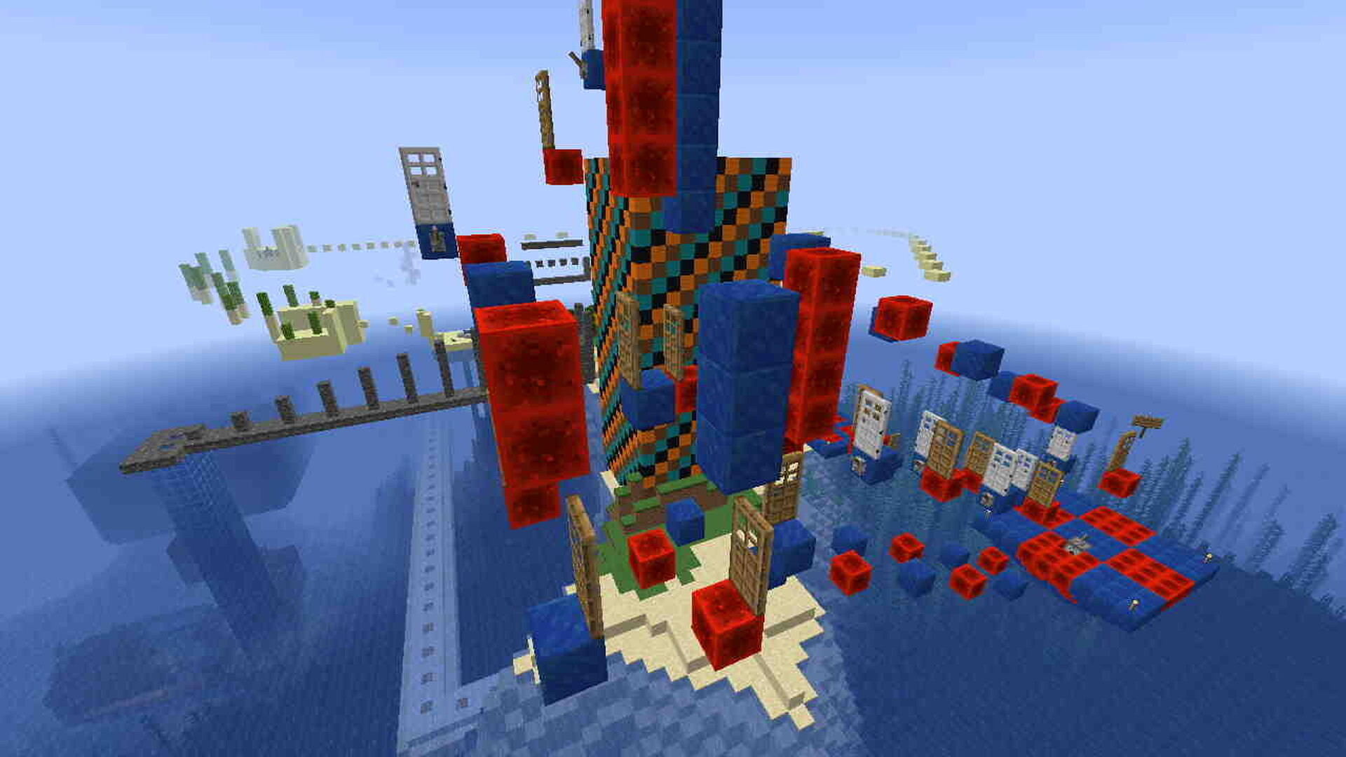 the virus parkour adventure map Minecraft Map