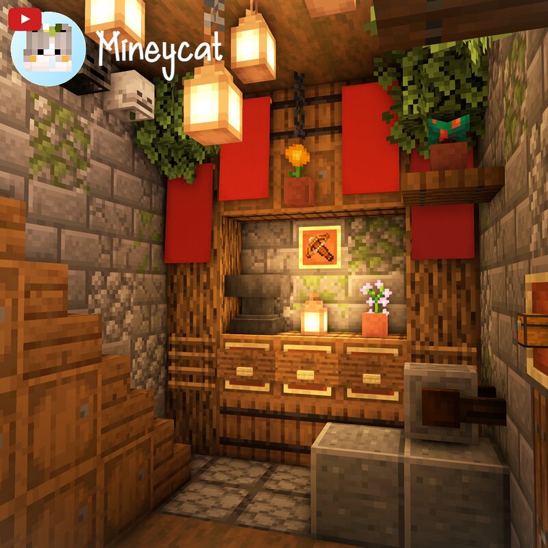 Minecraft : How to build a Large Medieval House Minecraft Map