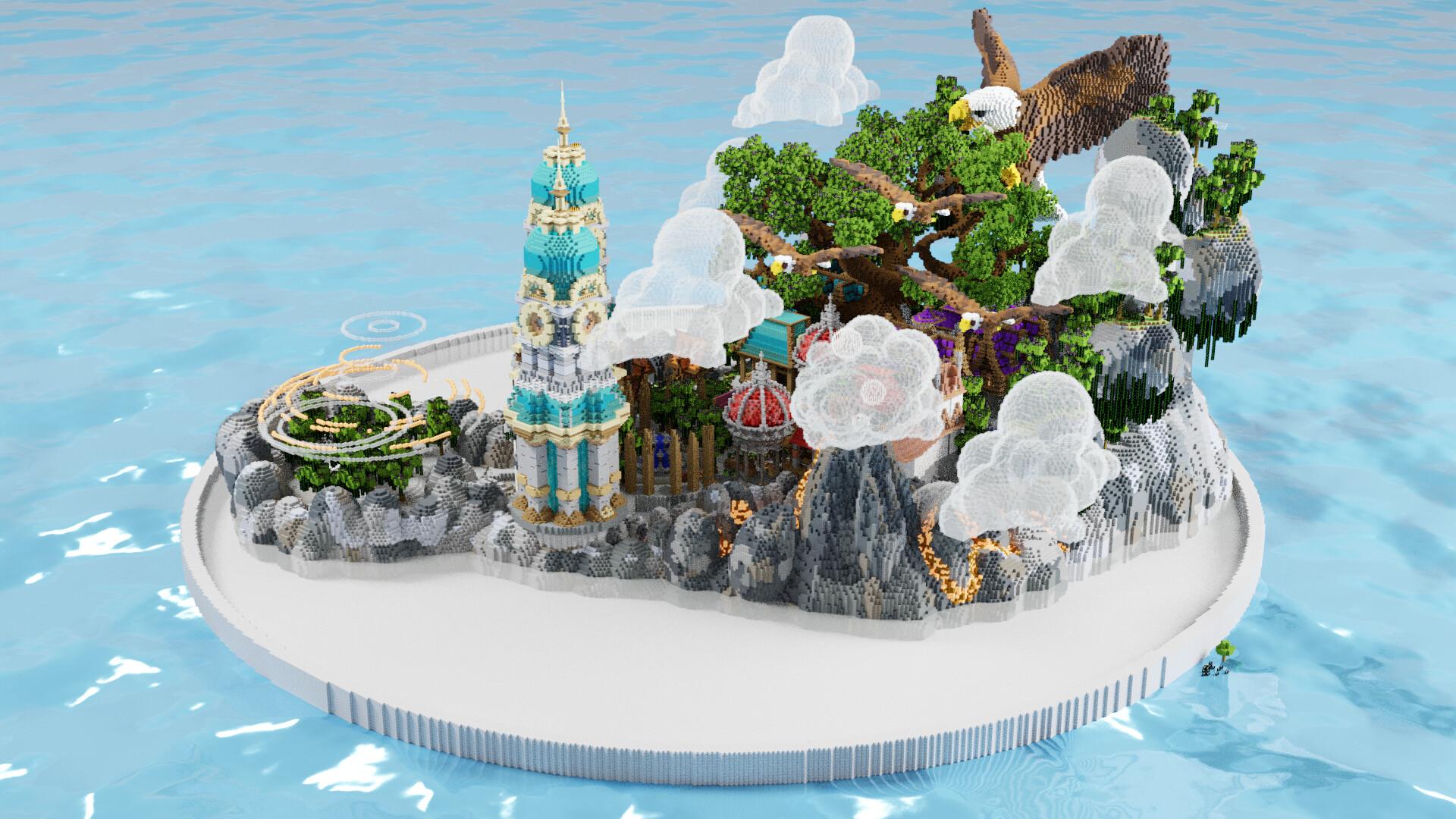 Bundle Epic Eagle | Minecraft Medieval Style [ DOWNLOAD ] Minecraft Map