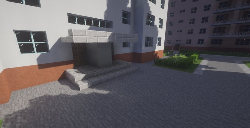 Soviet City of the USSR 1970 Minecraft Map