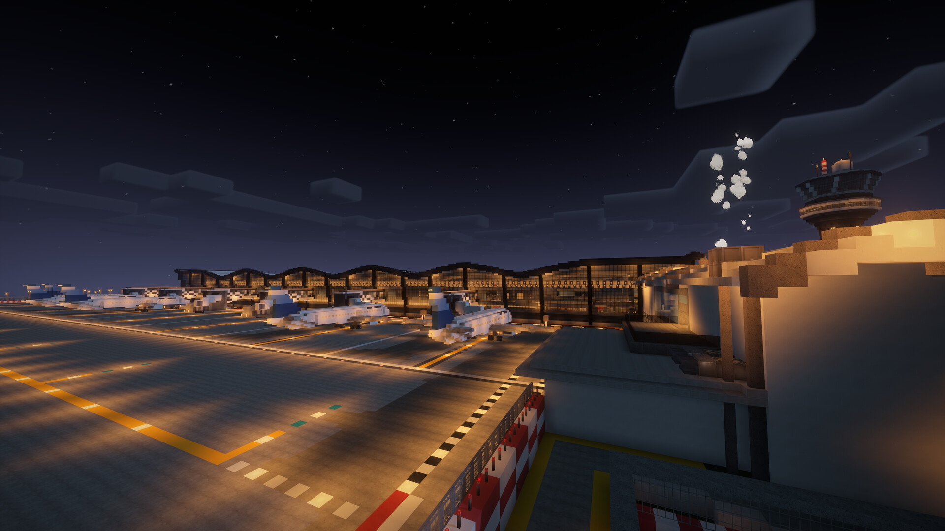 MASSIVE Airport with Aircraft, 2 terminals, cargo, ATC tower, train ...