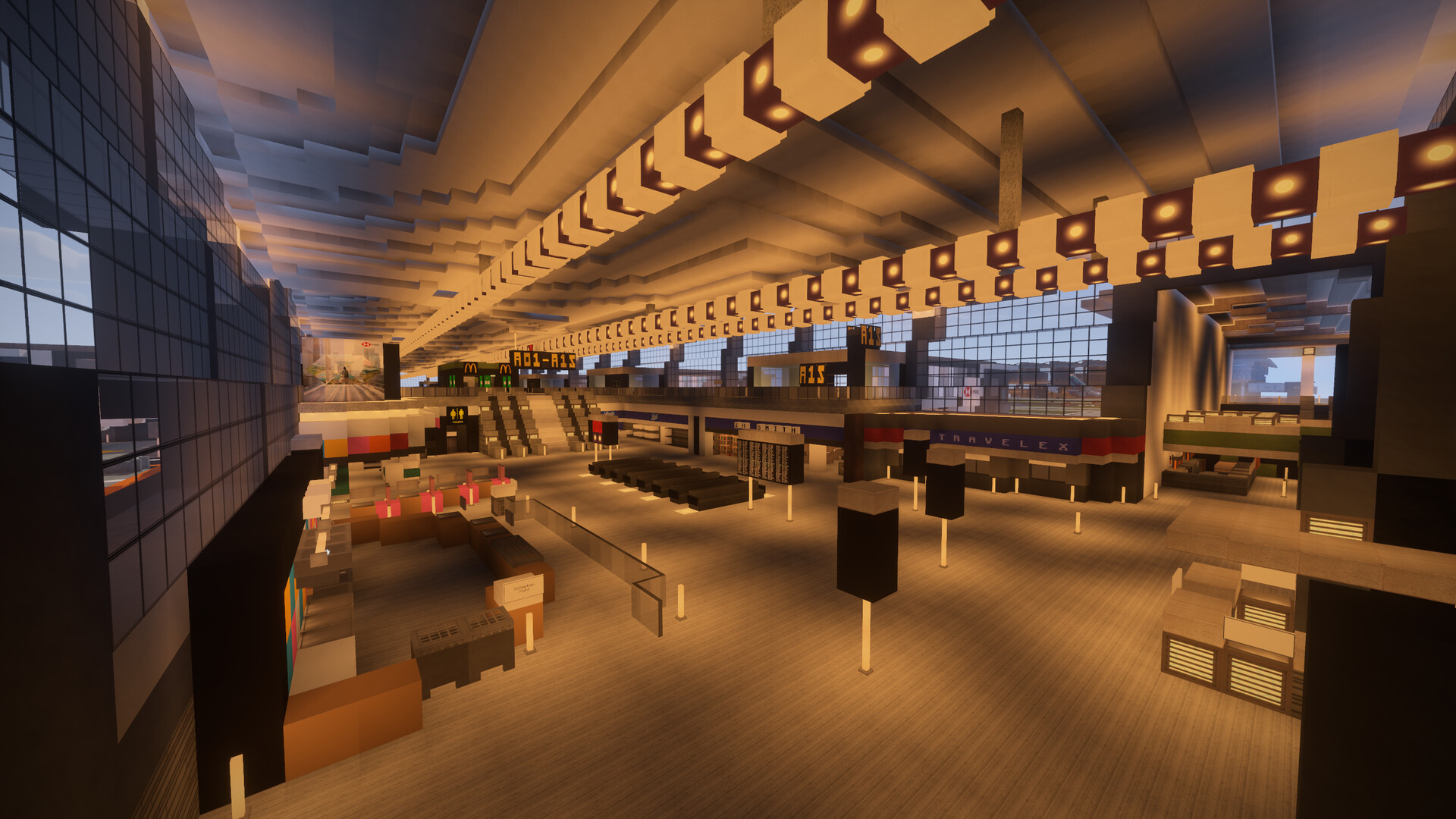 MASSIVE Airport with Aircraft, 2 terminals, cargo, ATC tower, train ...