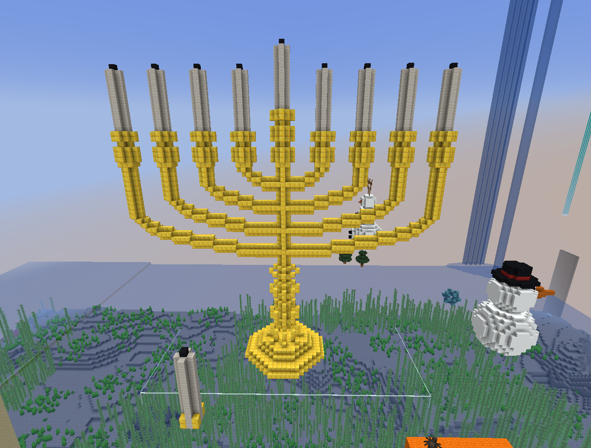 Kosher Menorah Minecraft Map