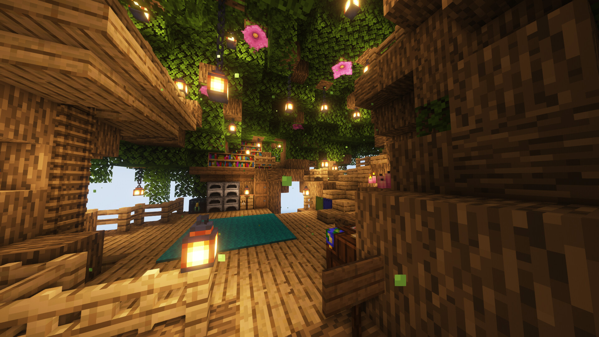 Large Treehouse Minecraft Map