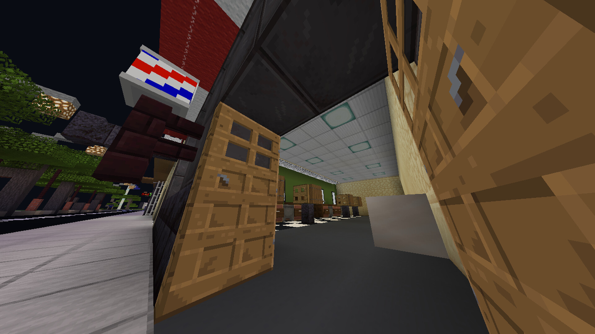 Barber Shop | Flaland city project design | 1.16.5 Minecraft Map