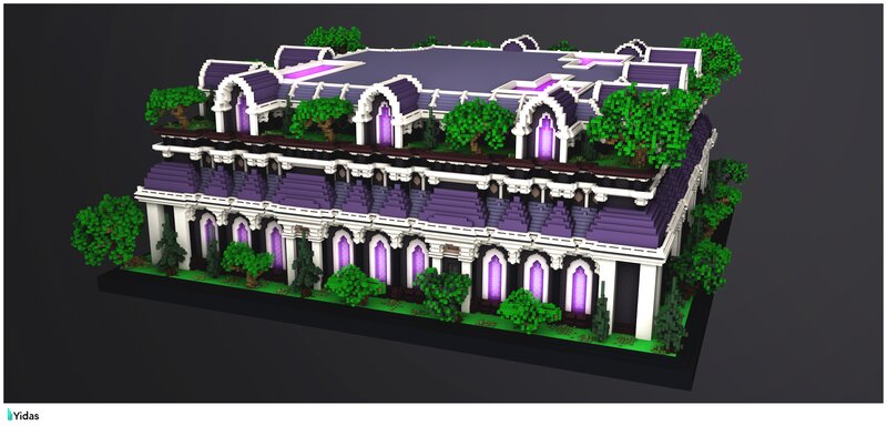 Purple Prison Spawn Minecraft Map