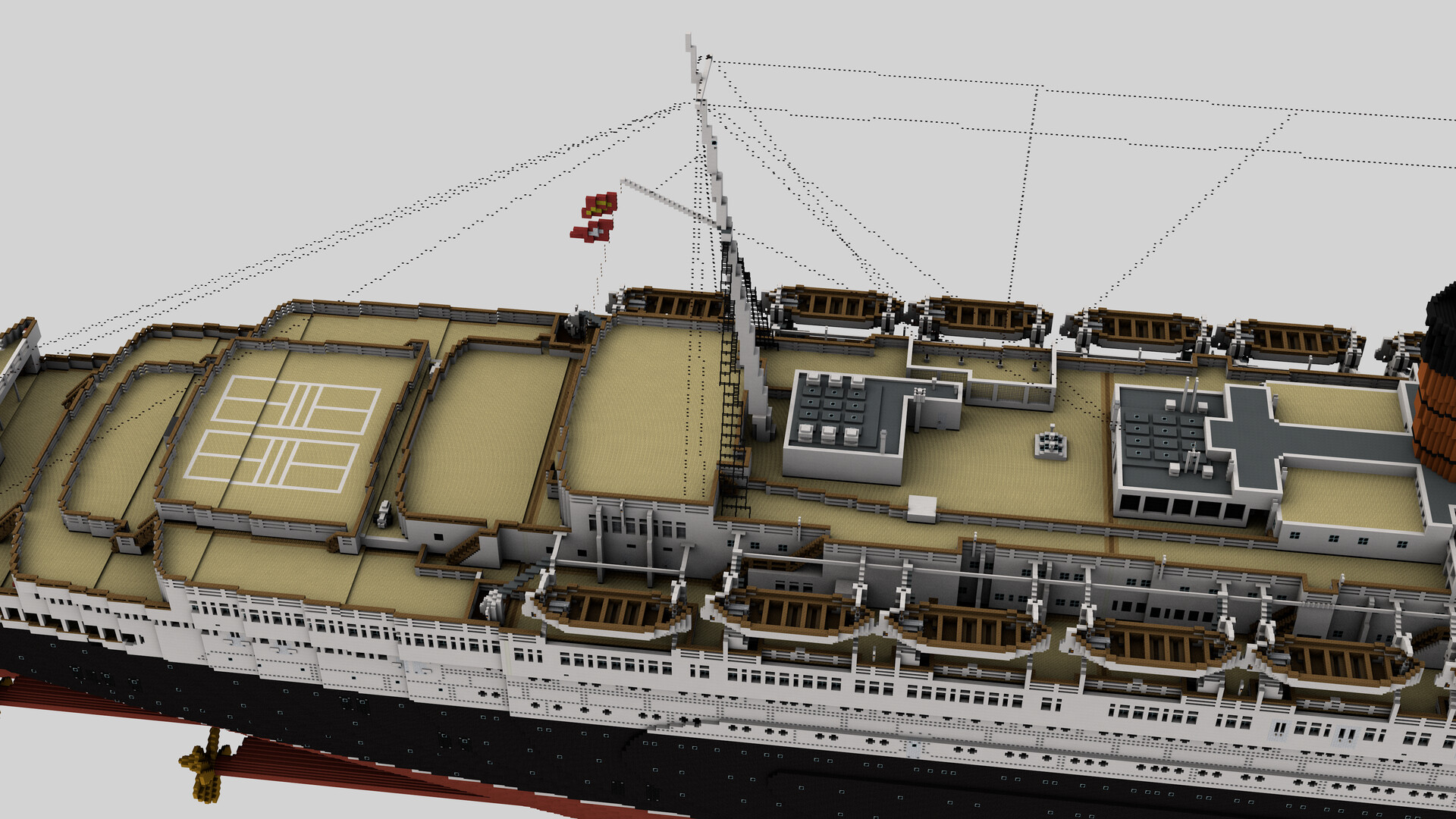 RMS Queen Elizabeth Minecraft Map