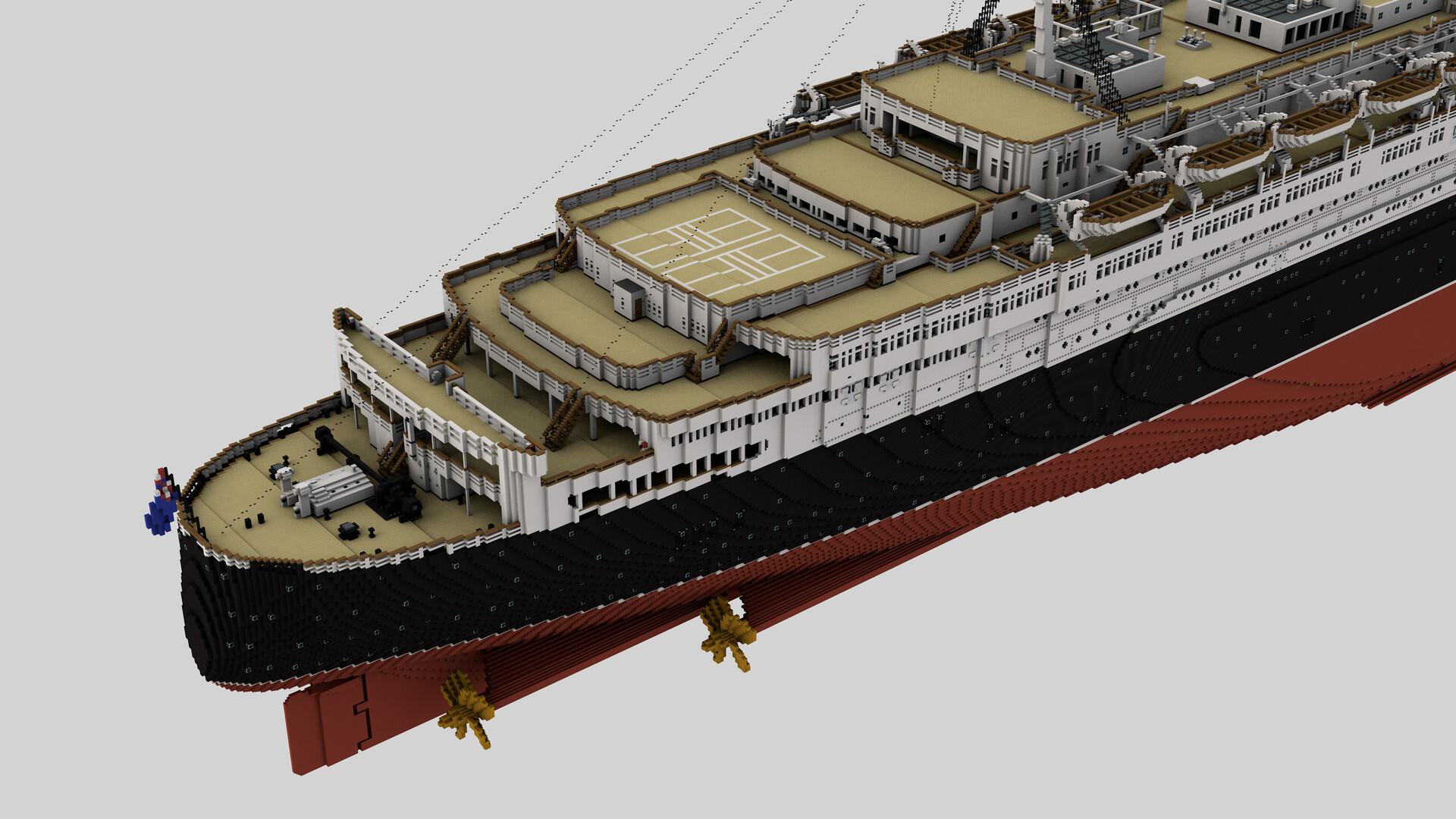RMS Queen Elizabeth Minecraft Map
