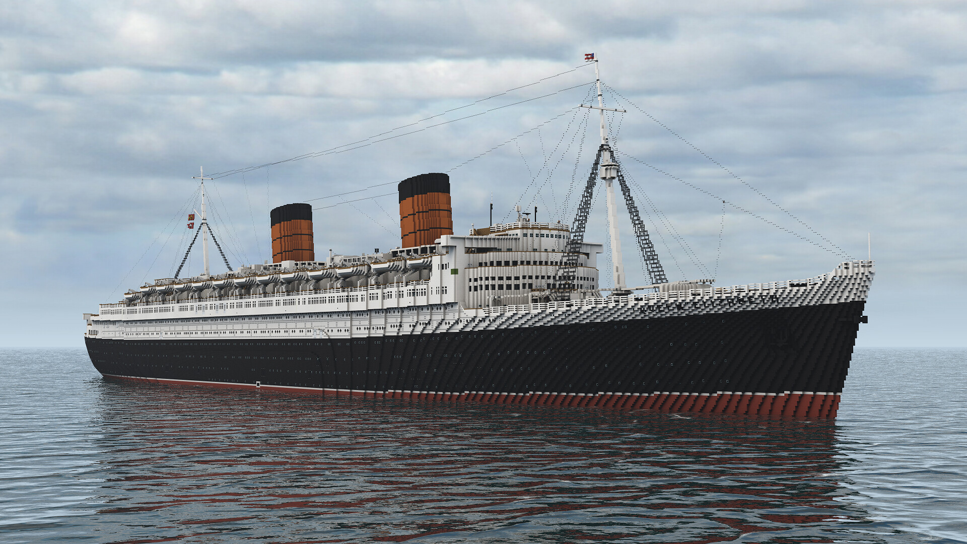 RMS Queen Elizabeth Minecraft Map