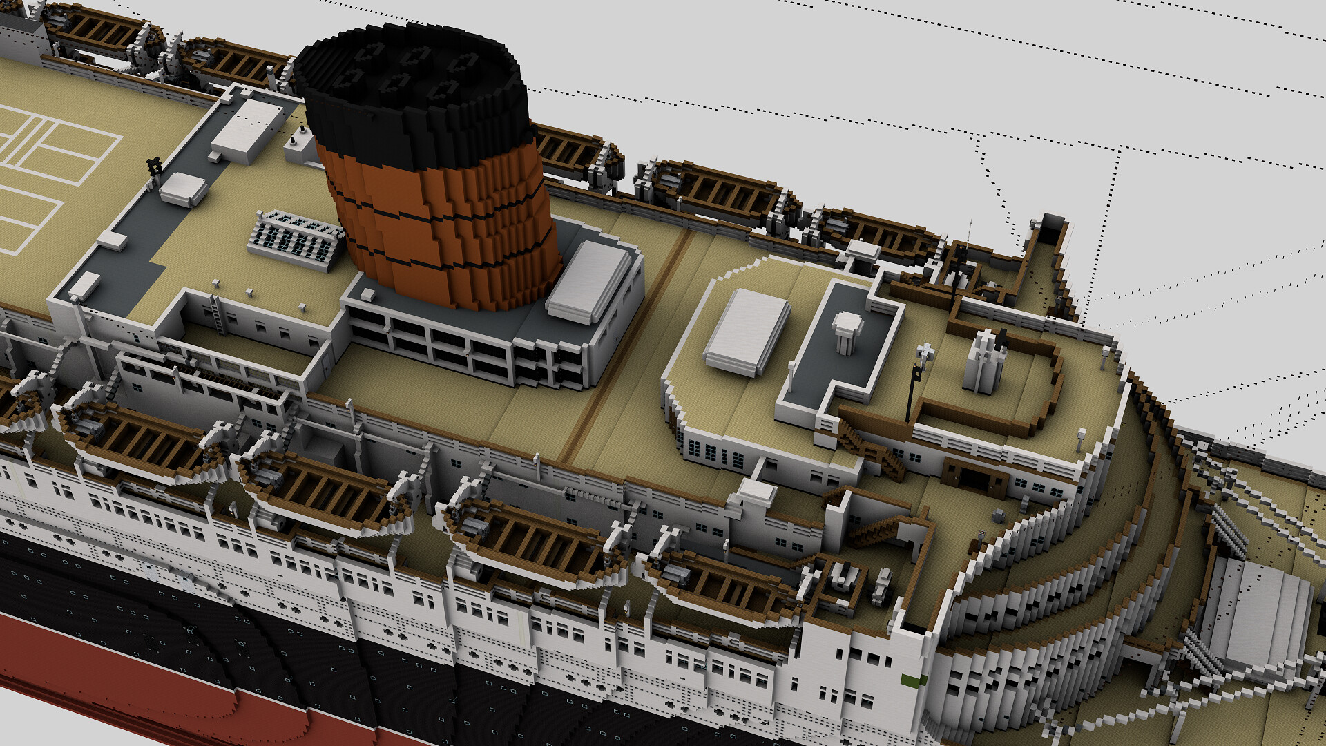 RMS Queen Elizabeth Minecraft Map