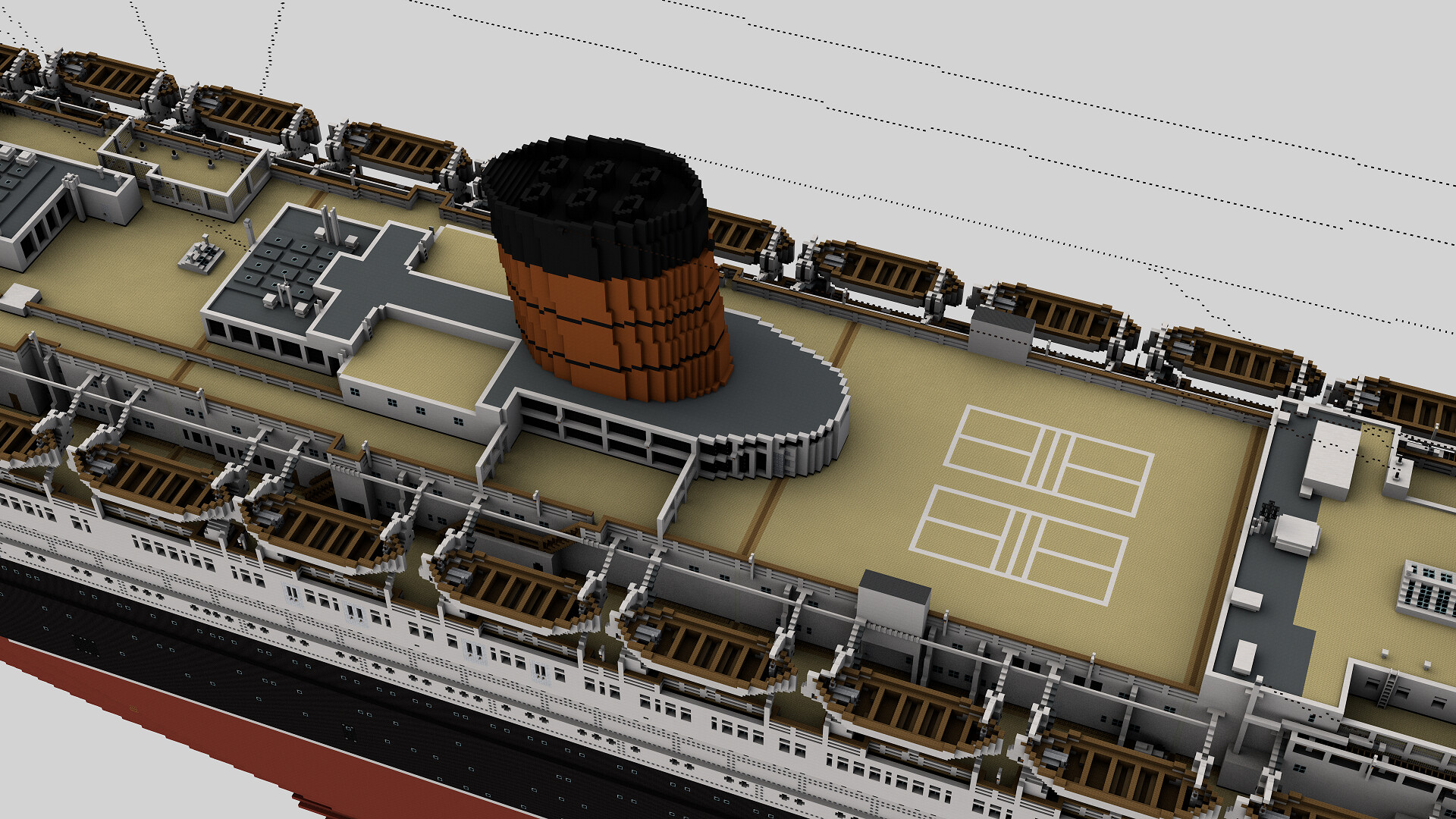 RMS Queen Elizabeth Minecraft Map