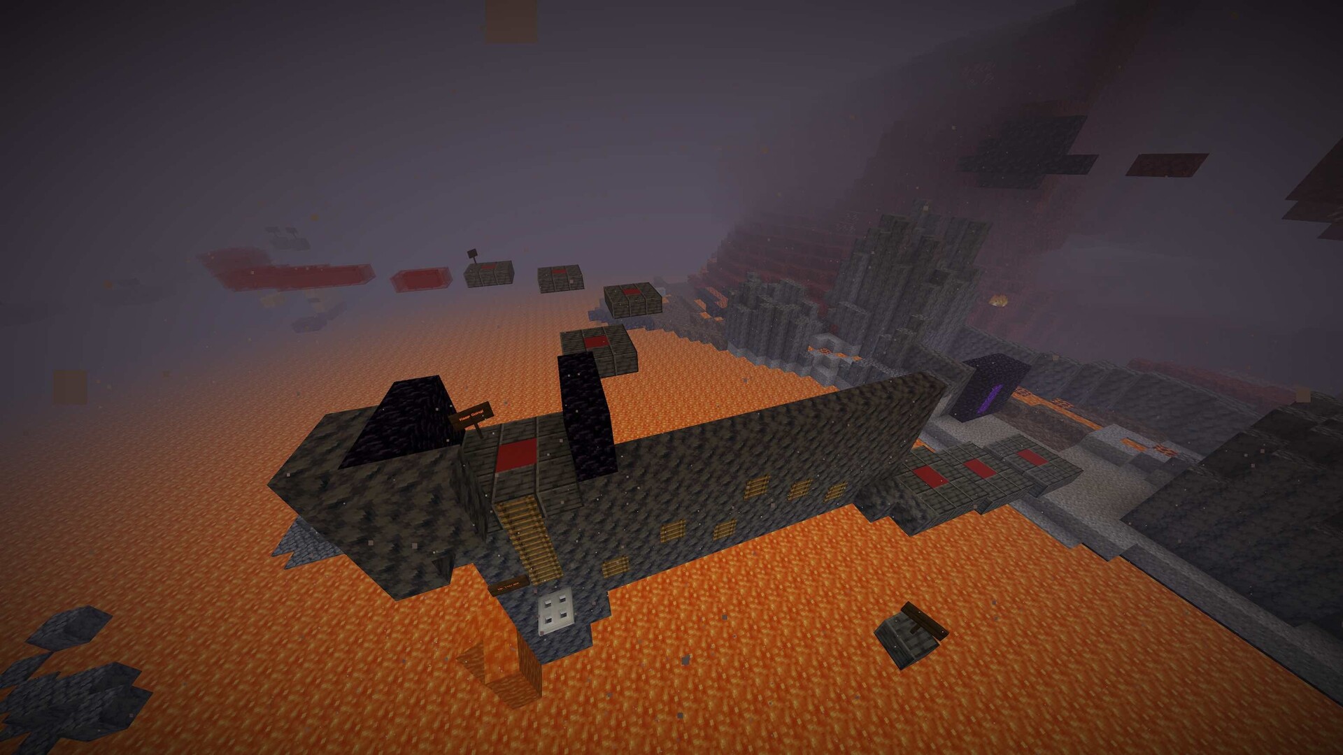 Easy Nether Obby Minecraft Map