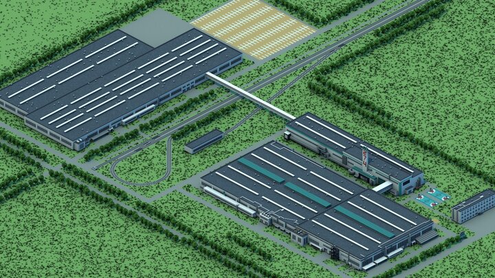 Hyundai car factory Minecraft Map