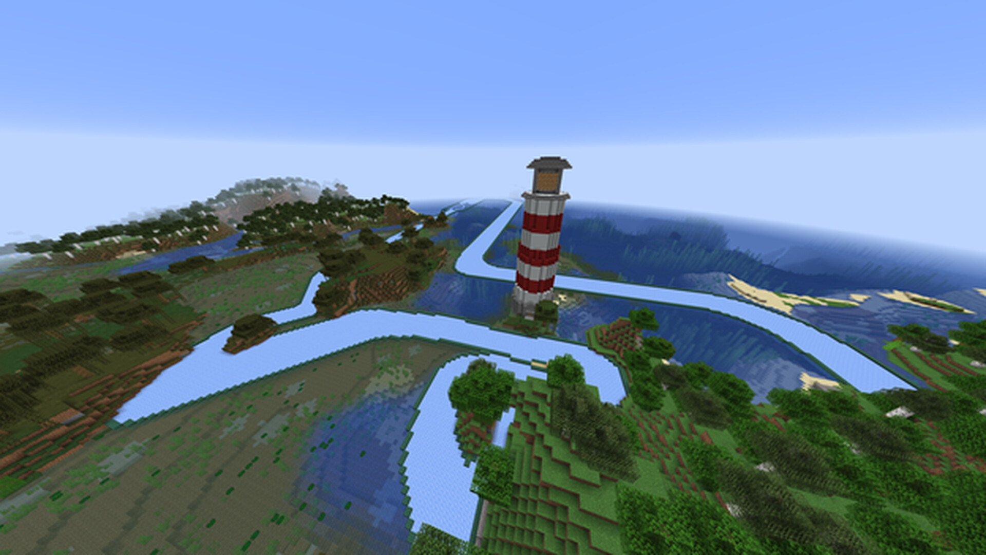 Ice Track Drift Theme Park Minecraft Map