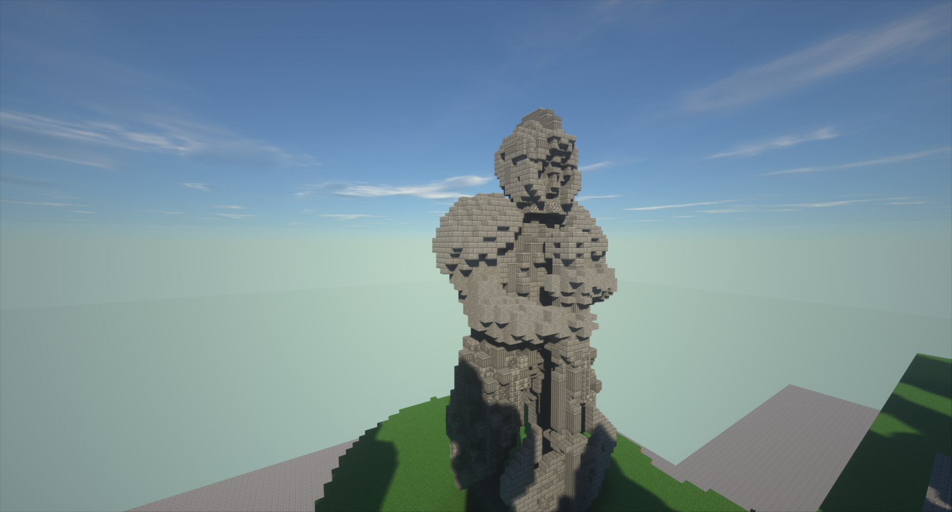 Dwarven statue | Khazad Dûm Minecraft Map