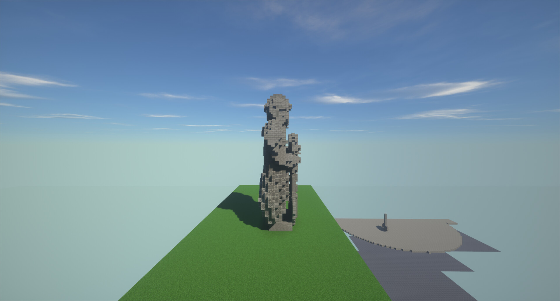 Dwarven statue | Khazad Dûm Minecraft Map