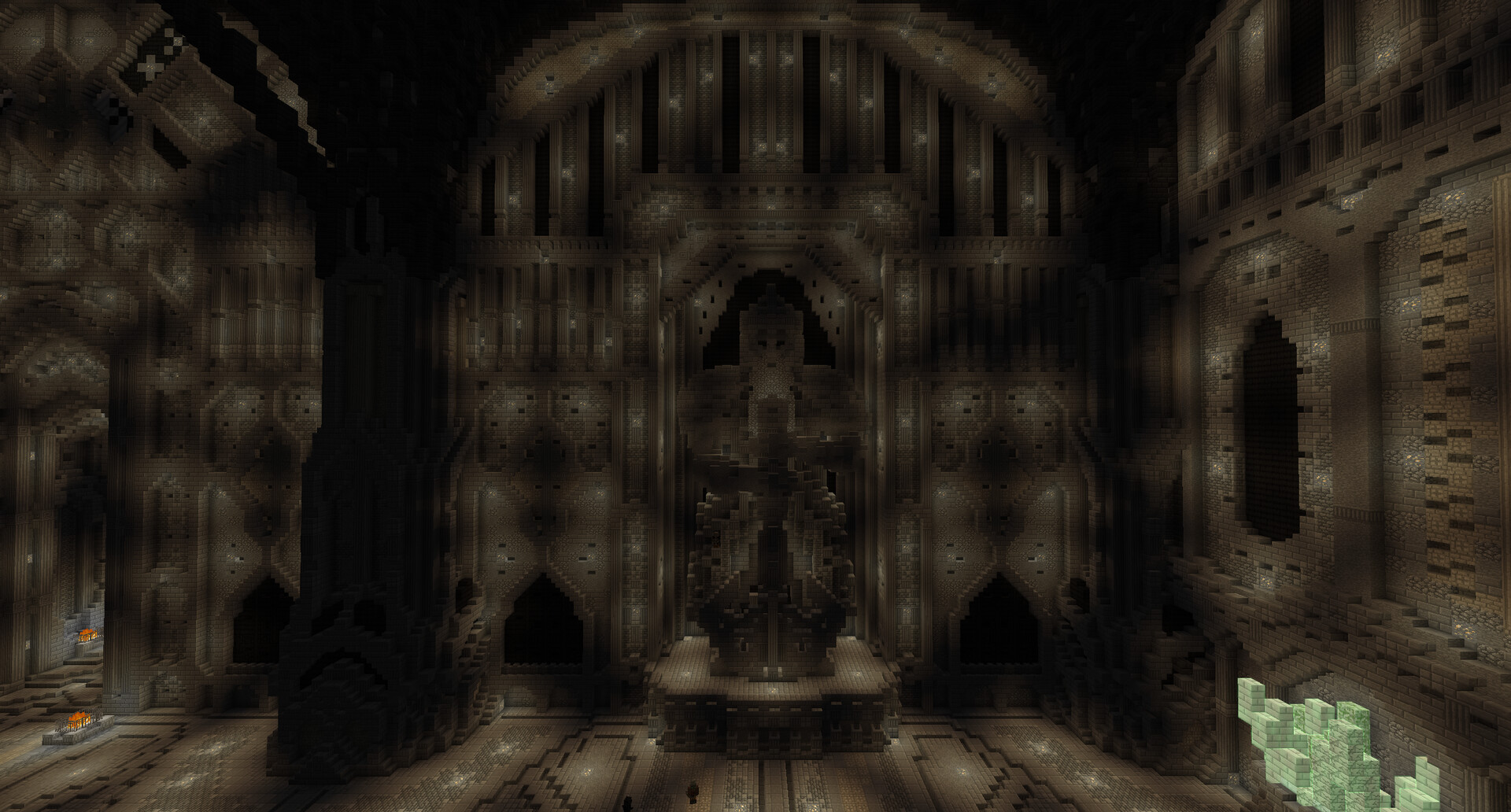 Dwarven statue | Khazad Dûm Minecraft Map