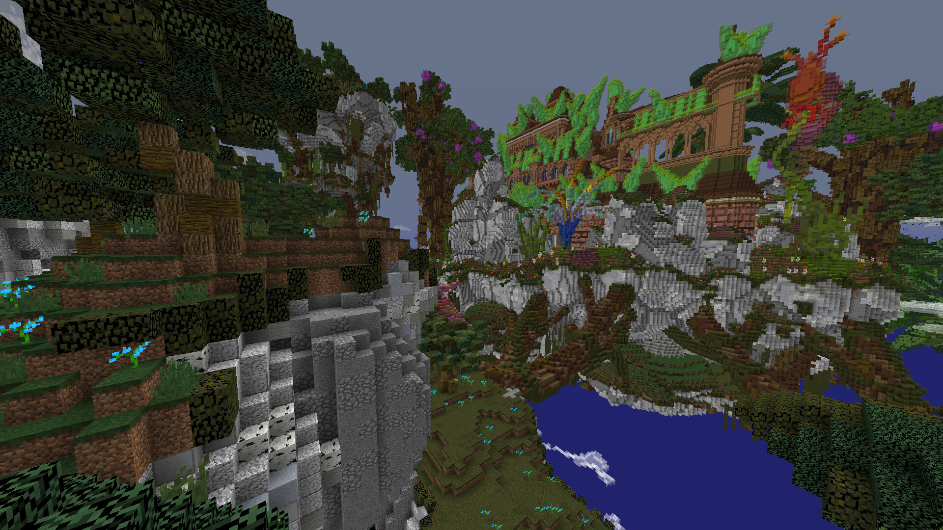 Jungle Mansion Spawn Minecraft Map