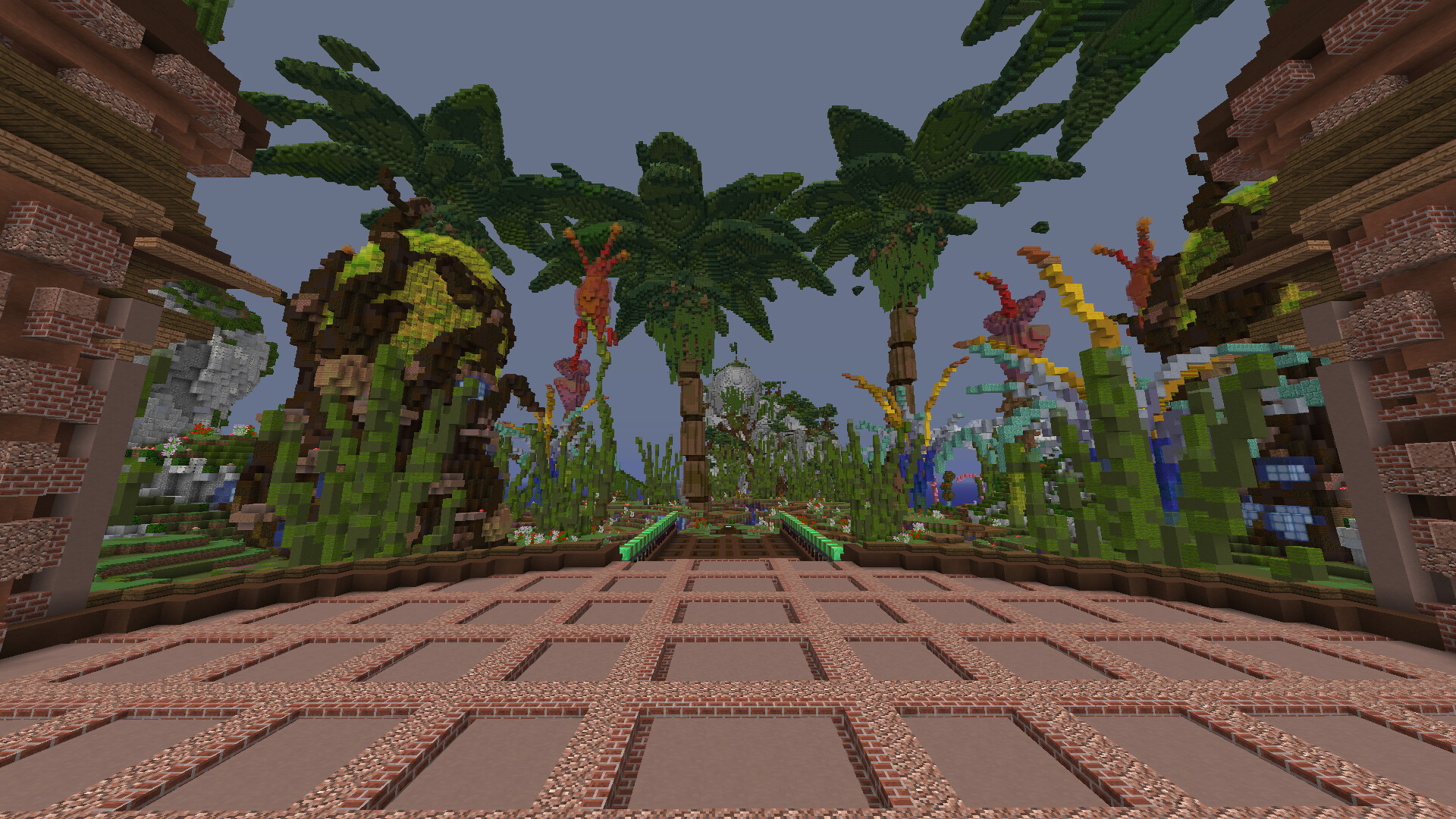 Jungle Mansion Spawn Minecraft Map