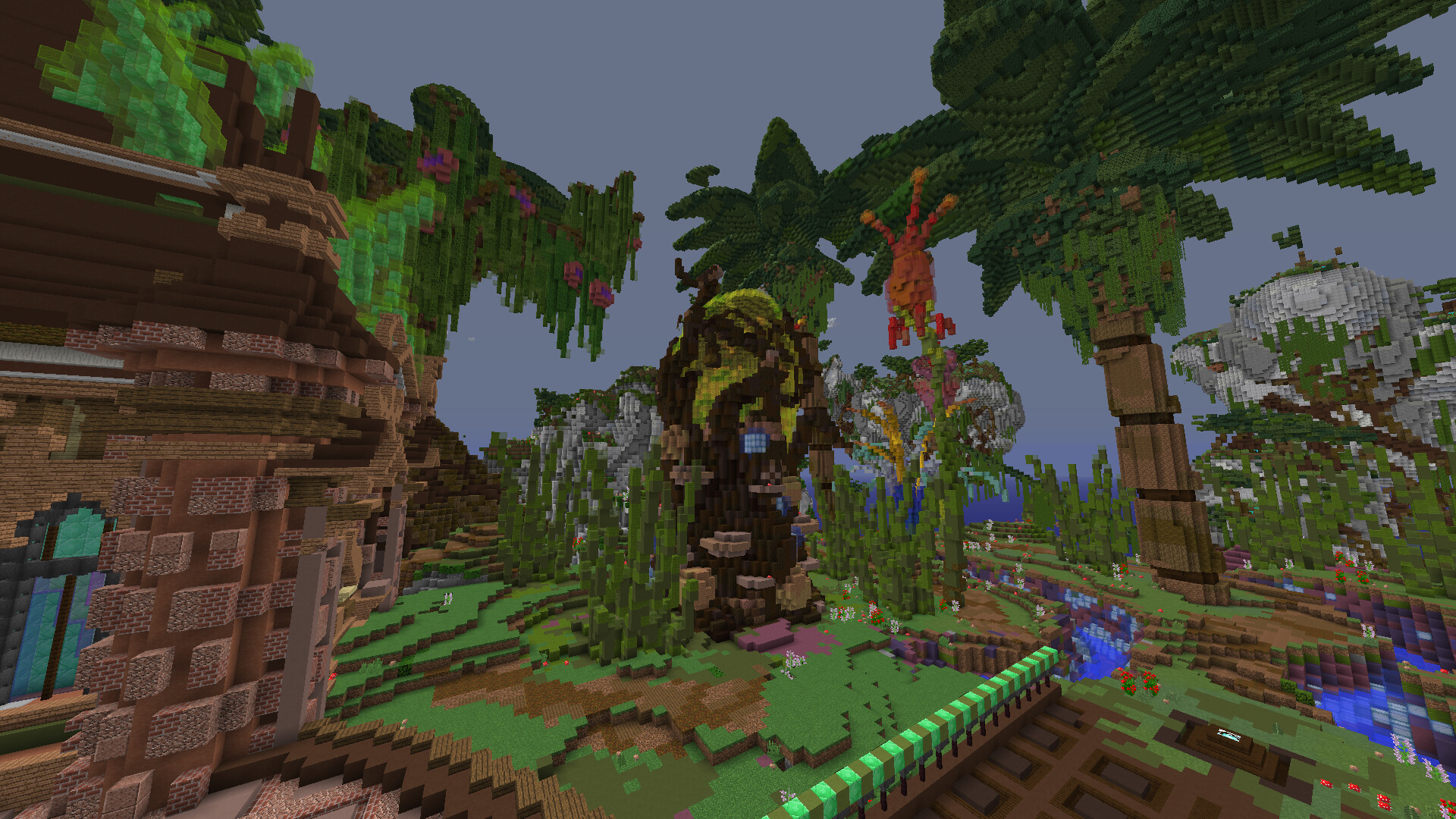 Jungle Mansion Spawn Minecraft Map