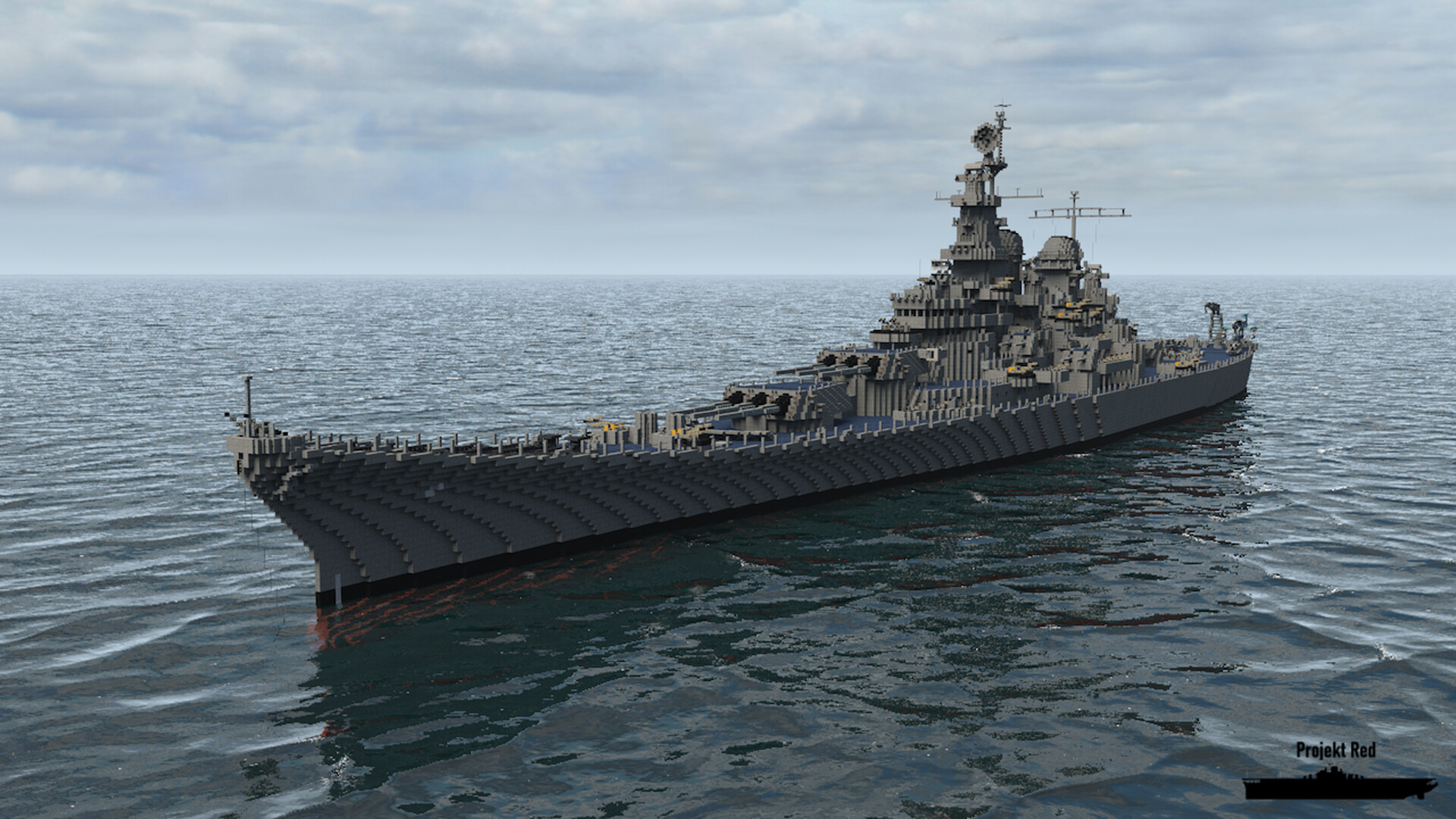 USS Missouri BB-63 [2:1 scale] Minecraft Map